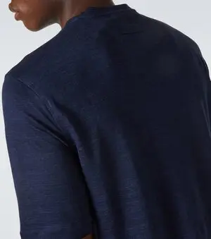 Zegna Linen T-shirt - Blue