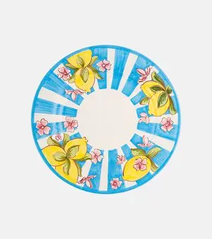 Dolce & Gabbana Taormina Ceramic Dinner Plate - Turquoise