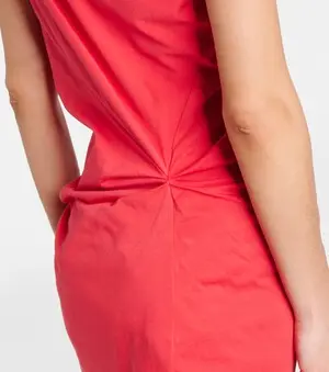 VIVIENNE WESTWOOD Hebo Orb Cotton Jersey Minidress - Red