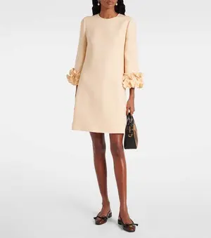 Valentino Garavani Crêpe Couture Minidress - Yellow