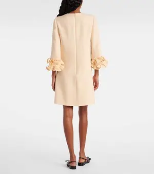 Valentino Garavani Crêpe Couture Minidress - Yellow