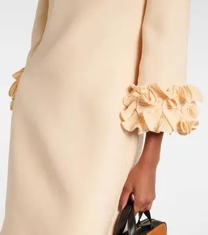 Valentino Garavani Crêpe Couture Minidress - Yellow