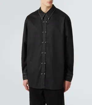 LEMAIRE Embellished Cotton Satin Shirt