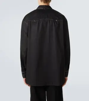 LEMAIRE Embellished Cotton Satin Shirt