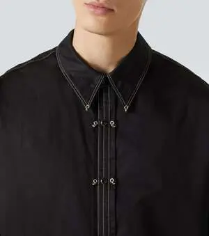 LEMAIRE Embellished Cotton Satin Shirt
