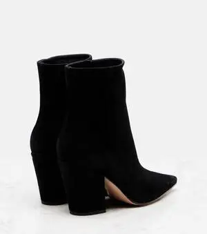 GIANVITO ROSSI Keinna 85 Suede Ankle Boots
