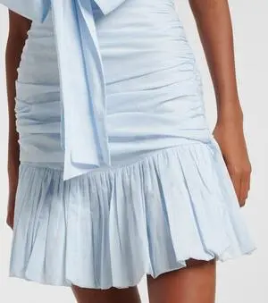 Zimmermann Rhiannon Bow-detail Cotton Minidress