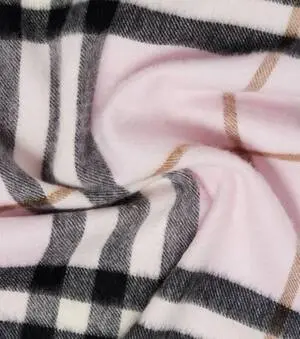 Burberry Check Cashmere Scarf - Pink