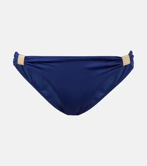 Heidi Klein Beau Soleil Bikini Bottom Blue
