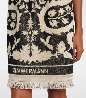 Zimmermann Rhiannon Cotton Terry Minidress