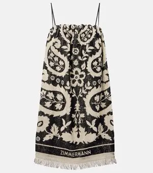 Zimmermann Rhiannon Cotton Terry Minidress