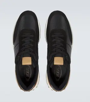 TOD'S Leather Sneakers - Black