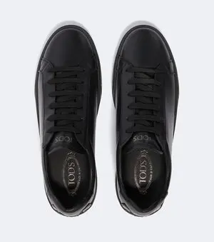 TOD'S Leather Sneakers - Black