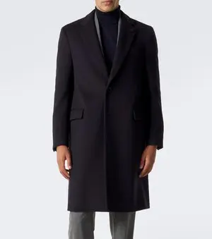 LARDINI Virgin Wool Overcoat