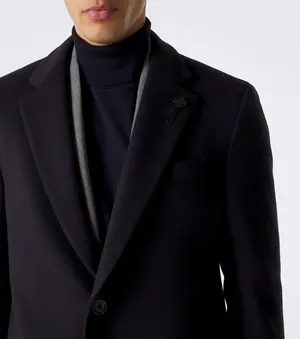 LARDINI Virgin Wool Overcoat