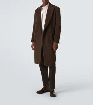 LARDINI Virgin Wool Overcoat