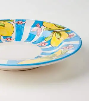 Dolce & Gabbana Ceramic Soup Plate - Blue