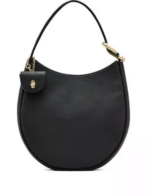 Marc Jacobs The Leather Crescent Dual Shoulder Bag - Black