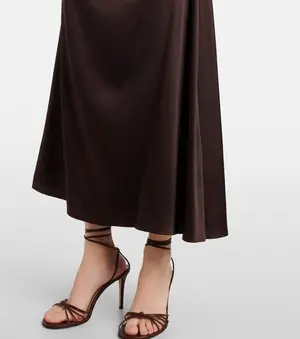 Staud Phare Silk-blend Satin Cocktail Dress