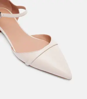 MALONE SOULIERS Ulla Leather Flats - Beige