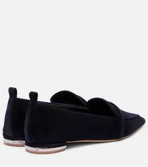 MALONE SOULIERS Dora 10 Suede Loafers - Blue