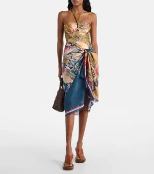 Zimmermann Printed Cotton Beach Cover-up