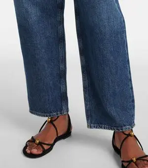 AGOLDE V-waist Baggy Straight Jeans In Nexus Wash