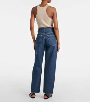 AGOLDE V-waist Baggy Straight Jeans In Nexus Wash