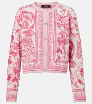 Versace Frill Cardigans For Women