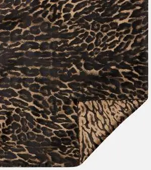 Saint Laurent Leopard-print Silk And Cashmere Scarf