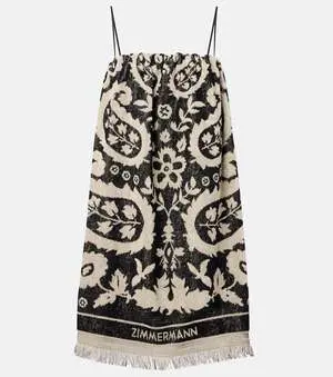 Zimmermann Rhiannon Cotton Terry Minidress