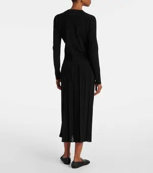 Tory Burch T Monogram Jacquard Cardigan