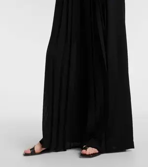 JOSEPH Sofia Plisse Jumpsuit - Black