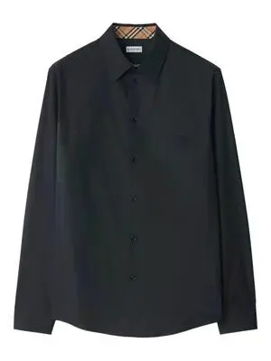 Burberry Cotton Poplin Shirt - Blue