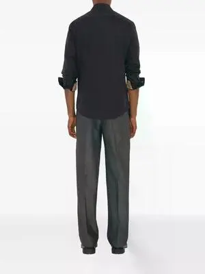 Burberry Cotton Poplin Shirt - Blue