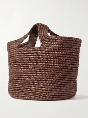 SENSI STUDIO Woven Raffia Bolso Playero Tote