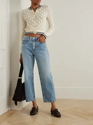 FRAME The Hang Mid-rise Straight-leg Jeans