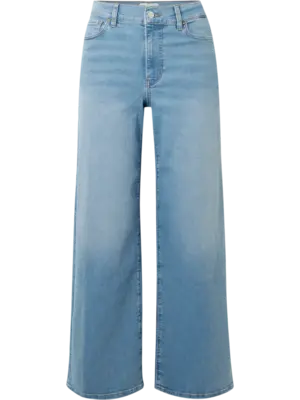 FRAME Le Slim Palazzo Mid-rise Jeans