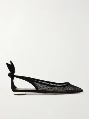 Aquazzura Cut Out Flats For Women