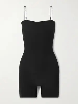 SKIMS Everyday Sculpt Shortie Bodysuit - Black