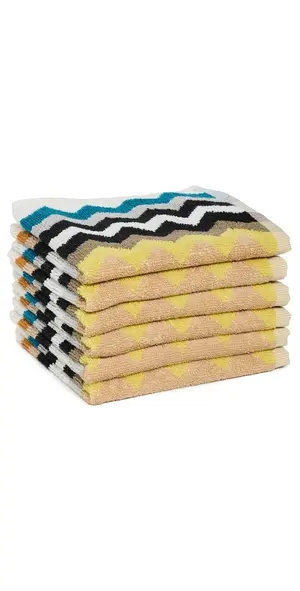 Missoni Face Towel Set - Black Multicolor