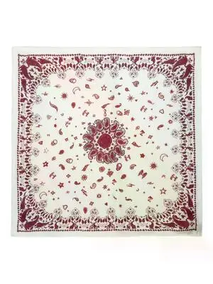 Zadig&Voltaire Debbie 85 Bandana-print Scarf - White