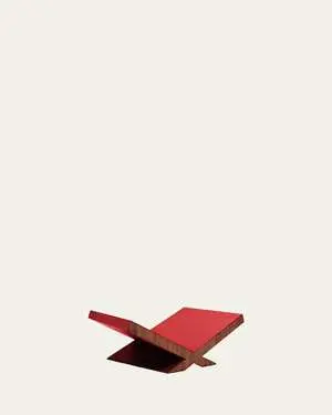 Assouline Culture Classic Leather Bookstand - Red