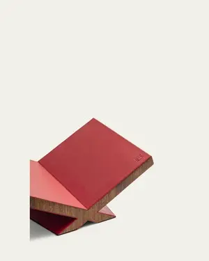 Assouline Culture Classic Leather Bookstand - Red