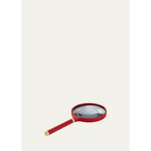 Assouline Archival Leather Magnifying Glass