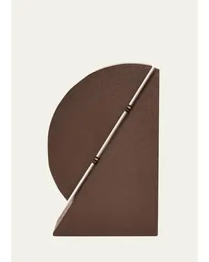 Assouline Cubist R Leather Bookend - Multi