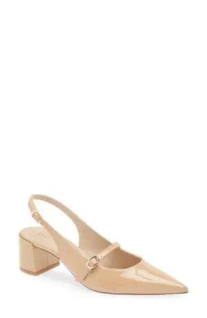 STUART WEITZMAN Emilia Mj Slingback Pumps - Adobe