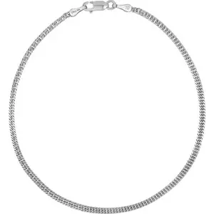 Bony Levy 14k Gold Curb Chain Bracelet - 14k White Gold