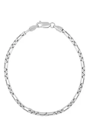 Bony Levy 14k Gold Box Chain Bracelet - 14k White Gold