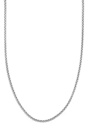 Bony Levy 14k Gold Wheat Chain Necklace - 14k White Gold